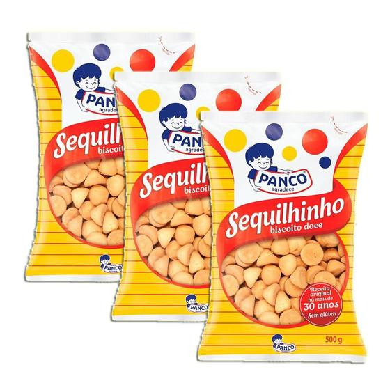 Biscoito Panco Sequilhos Doce Sem Gluten Kit 3 - Biscoito / Bolacha ...