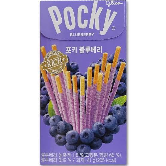 Biscoito Pocky Blueberry 41g - Importado da Coreia - Biscoito / Bolacha ...