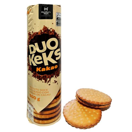Biscoito Recheado Chocolate Duo Keks Alemão Griesson 500g - Biscoito ...