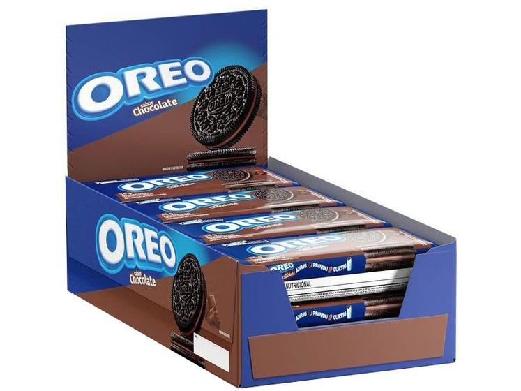 Biscoito Recheado Chocolate Oreo Display 36g - 8 Unidades - Biscoito ...