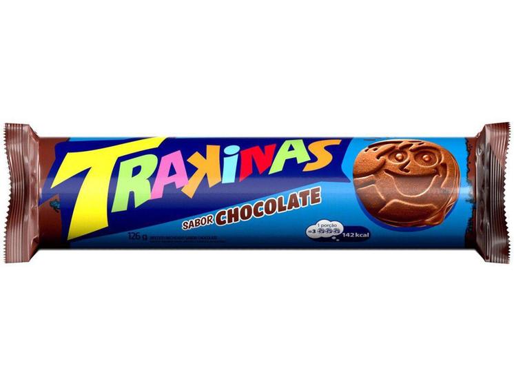 Biscoito Recheado Chocolate Trakinas 126g - Biscoito / Bolacha ...