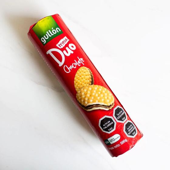 Biscoito Recheado Gullon Mega Duo Chocolate - 500G - Gullón - Biscoito ...