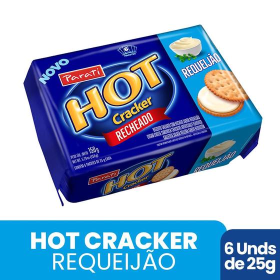 Biscoito recheado hot cracker requeijao 150g - Biscoito / Bolacha ...
