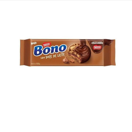 Biscoito Recheado Nestlé Bono Doce Leite com Cobertura de Chocolate ...
