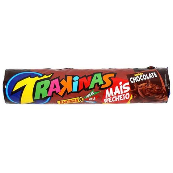 Biscoito Recheado Trakinas Mais Chocolate 136g - Nabisco - Mondelez ...