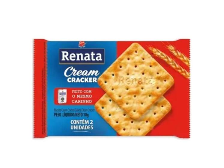 Biscoito Renata Cream Cracker Sachê Caixa 180 Unidades - Biscoito ...
