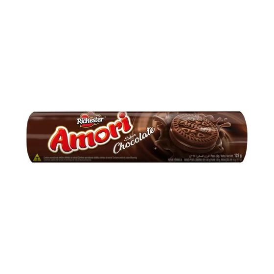 Biscoito Richester Amori Sabor Chocolate 125g - Biscoito / Bolacha ...
