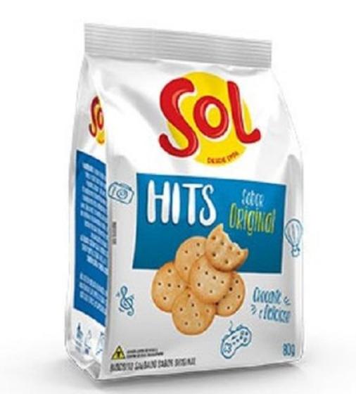 Biscoito Sol Hits 80g Original - Biscoito / Bolacha - Magazine Luiza