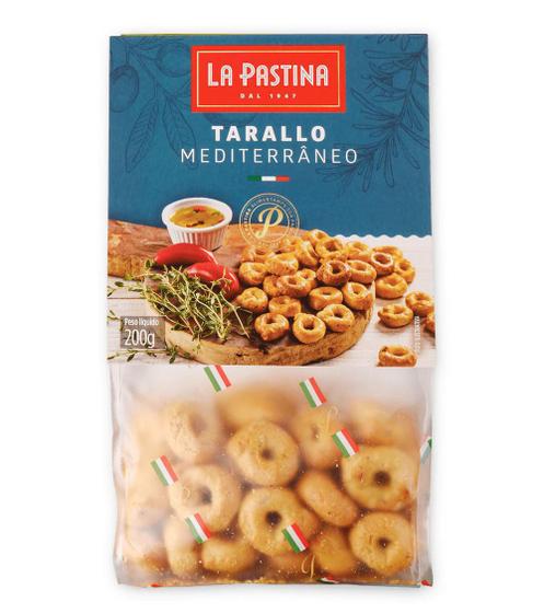 Biscoito Tarallo Italiano Mediterrâneo La Pastina 200G - Biscoito ...