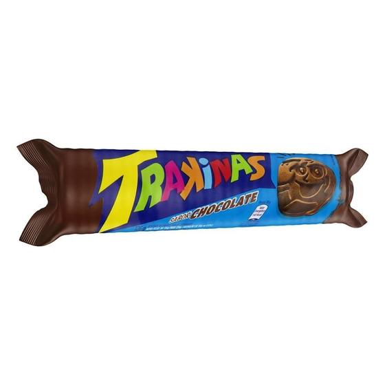Biscoito Trakinas Chocolate 126g - Embalagem c/ 54 unidades - Clube ...