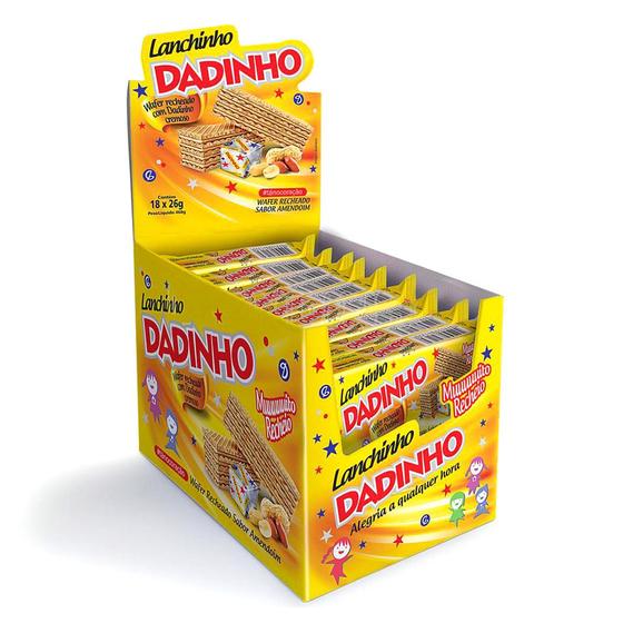Biscoito Wafer Lanchinho Dadinho c/18 - Dizioli - Alimentos - Magazine ...