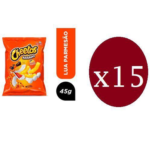 Biscoitos Salgadinhos Elma Chips cheetos parmesão Caixa C/ 15un De 45g - Cheetos - Magazine Luiza