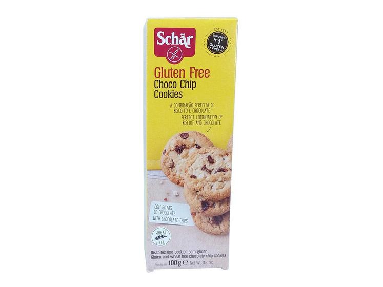 Biscoitos Tipo Cookies Choco Chip Cookies 100G Schar - Cookies ...