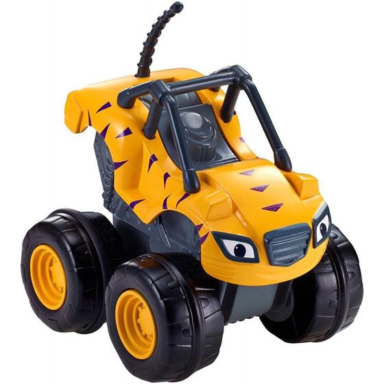 Blaze Monster Machine Stripes Tigre Amarelo Mattel - Carrinho de ...