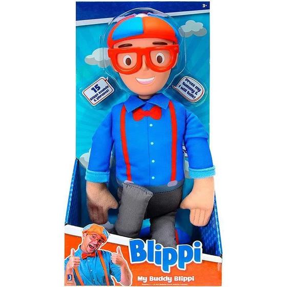 Blippi - Boneco My Buddy Blippi Com Som - Candide 4115 - Bonecos ...