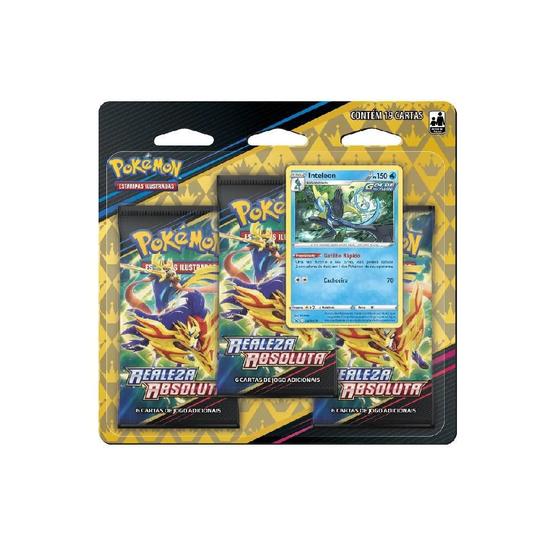 Blister Triplo Pokemon Realeza Absoluta Inteleon Copag - Deck de Cartas ...