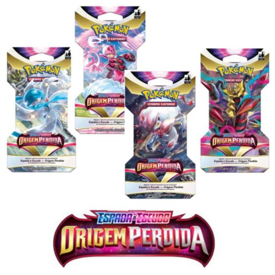 Blister Unitário Pokémon Origem Perdida Pacotinho Copag - Pokémon Cards ...
