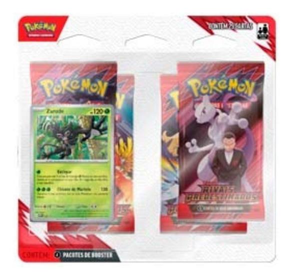 Blister Zarude 4x Pokemon Escarlate E Violeta Rivais Pred. - Copag ...