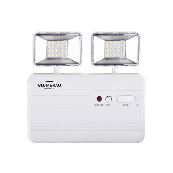 Bloco autônomo led 5w luz branca 6500k 1200lm - Manplex - Iluminação de ...
