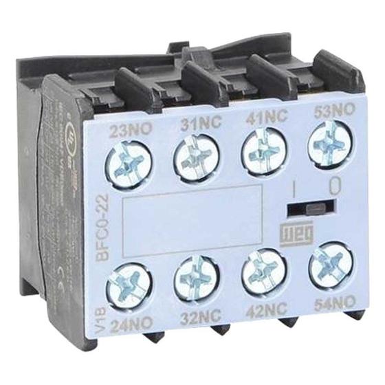 Bloco De Contato Auxiliar Frontal 2NA+2NF Para CWCA WEG - Disjuntor Din - Magazine Luiza