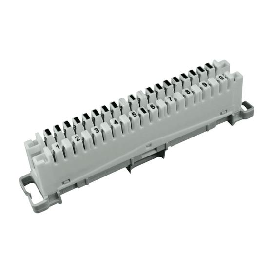 Bloco de Engate Rápido Corte e Conexão M10 Pares - Pier Telecom ...