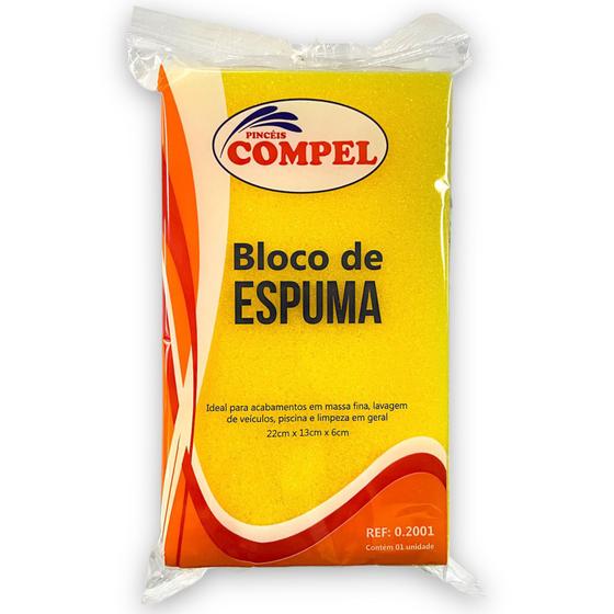Bloco De Espuma Rejunte Parede Pedreiro Acabamento Multiuso - COMPEL ...