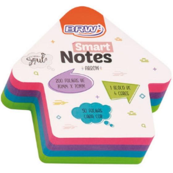 Bloco de Notas Post-It Smart Notes Seta, Coração - BRW - Bloco Adesivo ...
