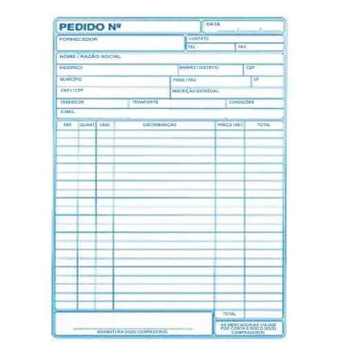 Bloco de Pedido 3 Vias 75 Folhas 137x207mm São Domingos 1un - SAO ...