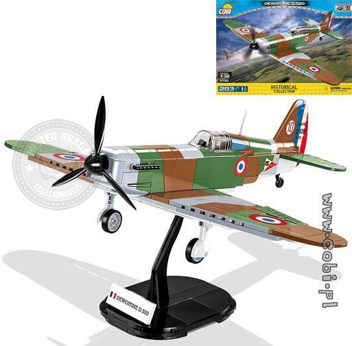 Bloco Montar Avião Francês Dewoitine D.520 Cobi 283 pçs - Brinquedos de ...