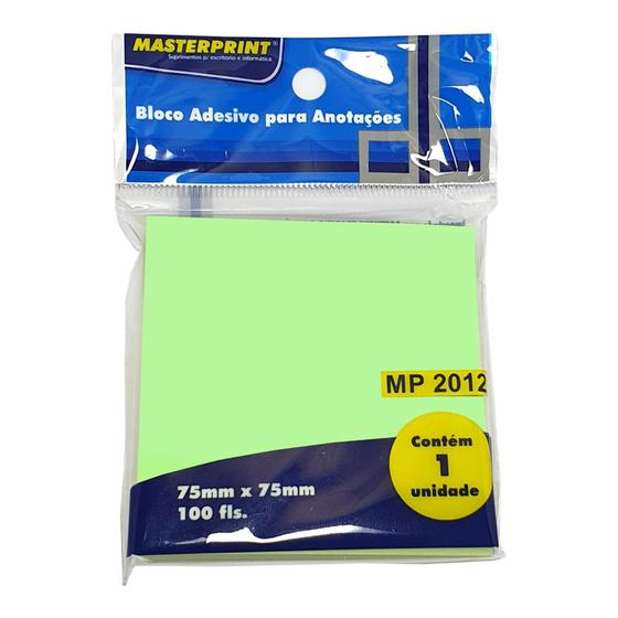 Bloco Notas Adesivo Marcador Páginas Tipo Post it para Anotações 75mm x ...