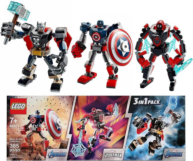 Blocos - Colecao Armadura Do Robo LEGO DO BRASIL - Avengers ...