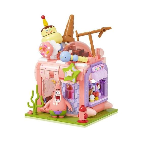 Blocos De Montar Do Bob Esponja Sr. Krabs Patrick Squidward Street View ...