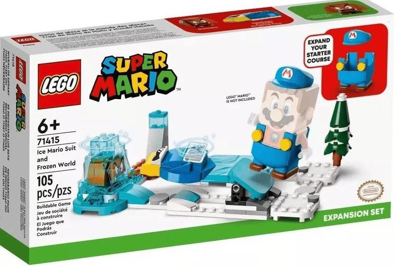 Blocos de Montar - Lego Super Mario - Expansao Traje Mario Mundo LEGO ...