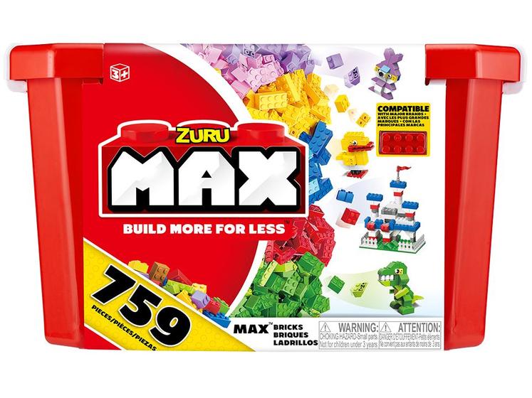 Blocos de Montar Max Construction Value Brick - Candide 759 Peças ...