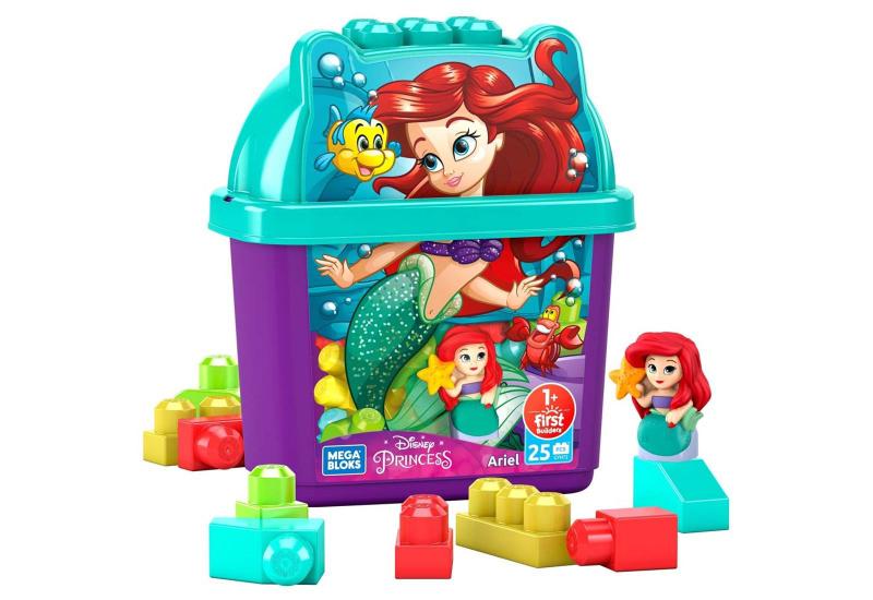 Blocos de Montar - Mega Blocks Disney - Balde de Construcao Ariel ...