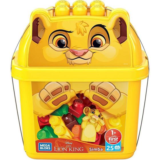 Blocos de Montar - Mega Blocks Disney - Balde de Construcao Simba ...