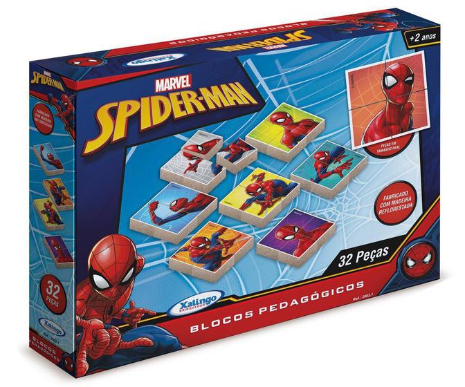 Blocos Pedagogicos Ultimate Spider Man XALINGO - Marvel - Brinquedos de ...