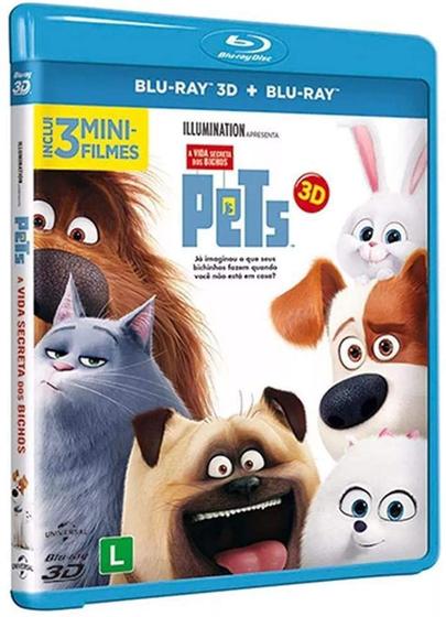 Blu-Ray Pets - A Vida Secreta dos Bichos 2D+3D (NOVO) - Universal ...
