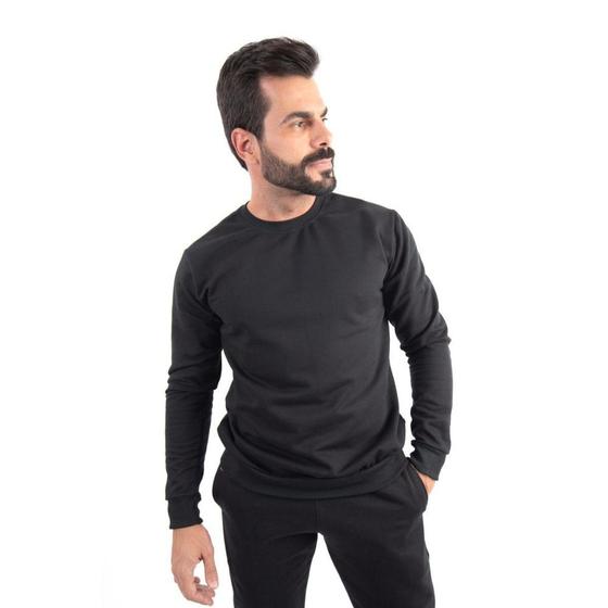 Blusa De Frio Masculino Feminino Gola Careca Veste Bem - Confecção ...