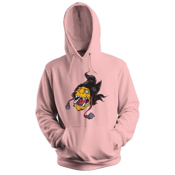 Blusa de Frio Moletom flanelado com Capuz Estampa Digital Unissex Envio ...