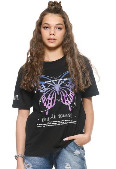 Blusa Oversized the Future Teens Preto Poah Noah - Poah Banana - Blusa ...