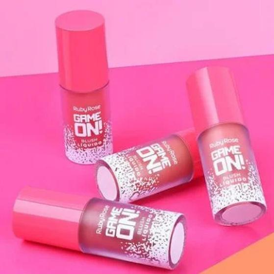 Blush Líquido Game On Ruby Rose - Blush - Magazine Luiza