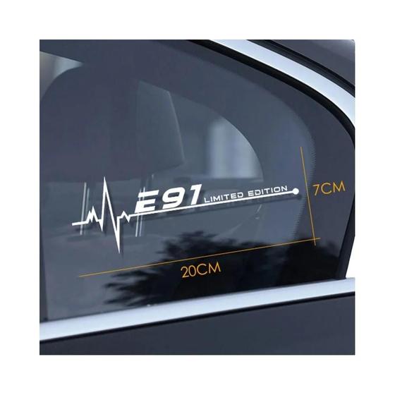 BMW E28 E30 E34 E36 E39 E46 E53 E60 E61 E70 E87 E90 E91 E92 E93 Adesivo De Janela Lateral Do ...
