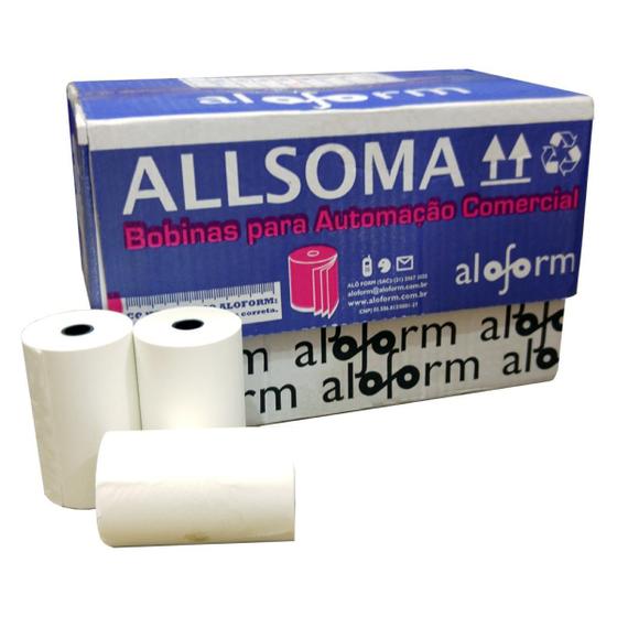 Bobina PDV 1 Via 89mmX30m Branca 30 Unidades - Aloform - Limpeza e ...