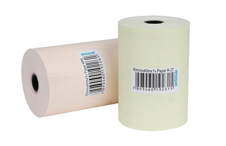 Bobina Térmica 80X40 Amarela - Com 30 Unidades - Aloform - Bobina ...