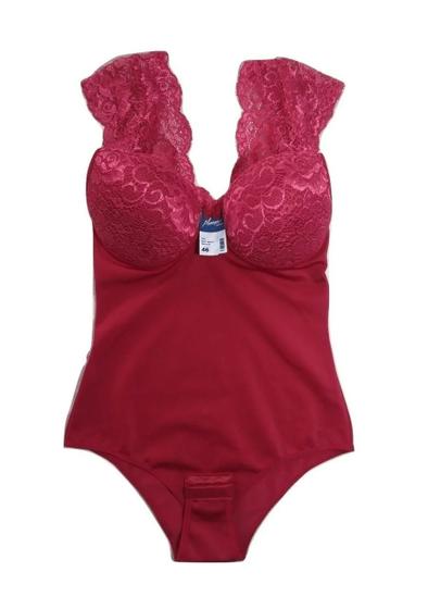 Body Feminino Modelador Plus Size Com Renda E Bojo - Stinger Store ...
