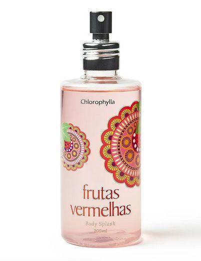 Body splash frutas vermelhas 200ml - chlorophylla - Body Splash e Body ...
