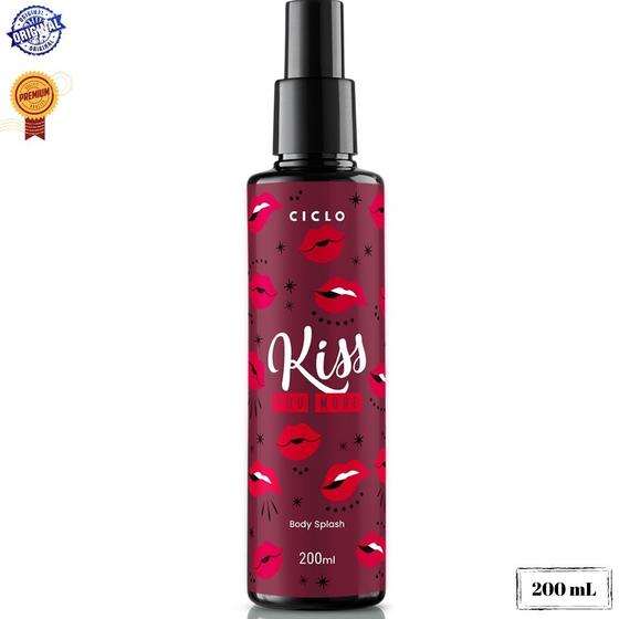 Body Splash Loção pro Corpo Ciclo Kiss Me More 200mL - Body Splash e ...