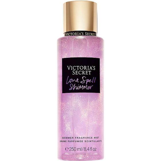 Body Splash Victorias Secret Love Spell Shimmer 250ml - Com Glitter ...