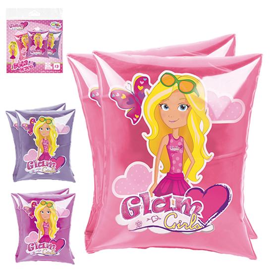 Boia De Braço Boneca Glam Inflável Crianças Menina - Wellmix - Inflavel ...